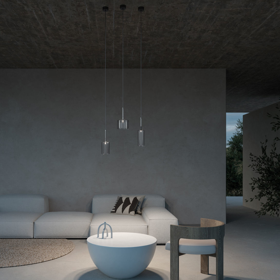 Lampada a sospensione - SPILLRAY PLUS - AXO Light - in vetro ...