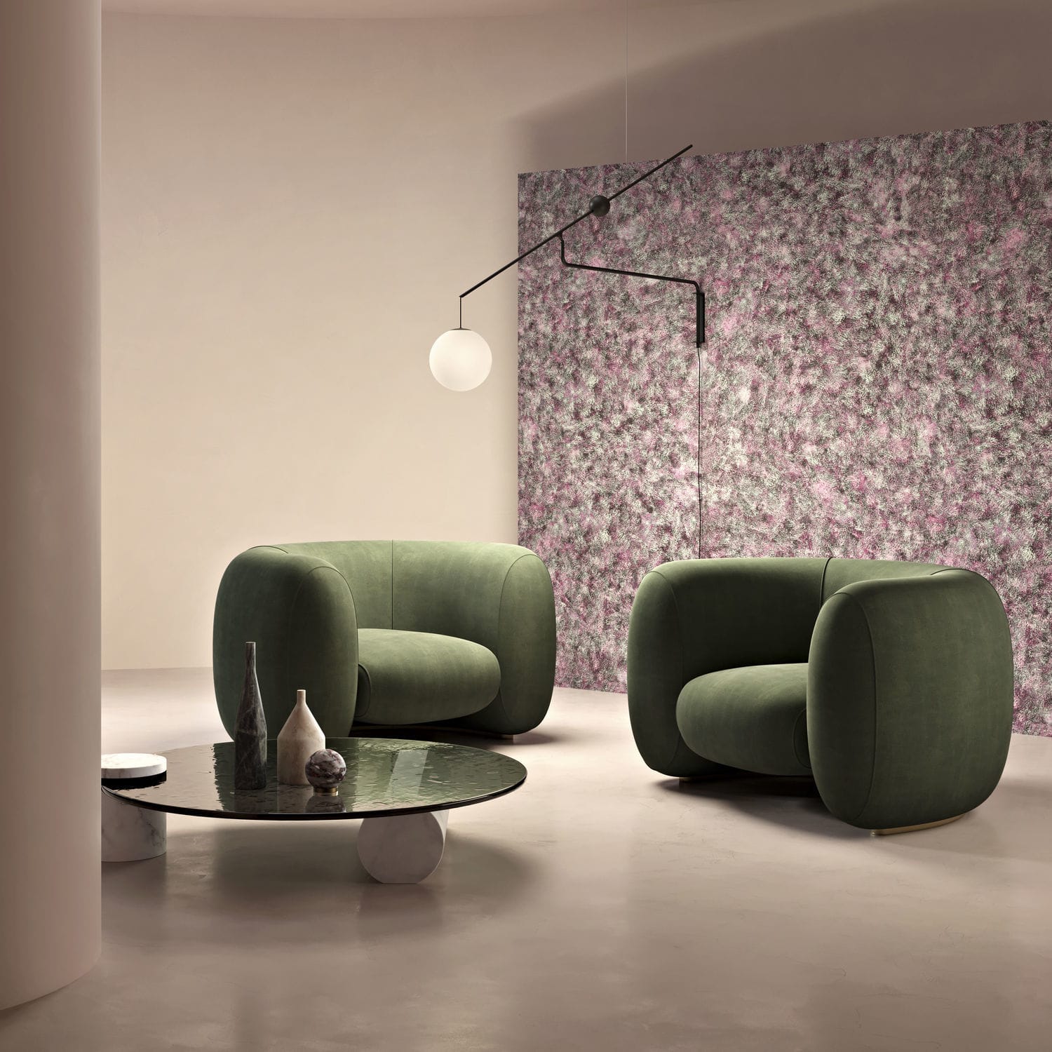 Intonaco decorativo - CLORI - NOVACOLOR - da interno / per muro / colorato