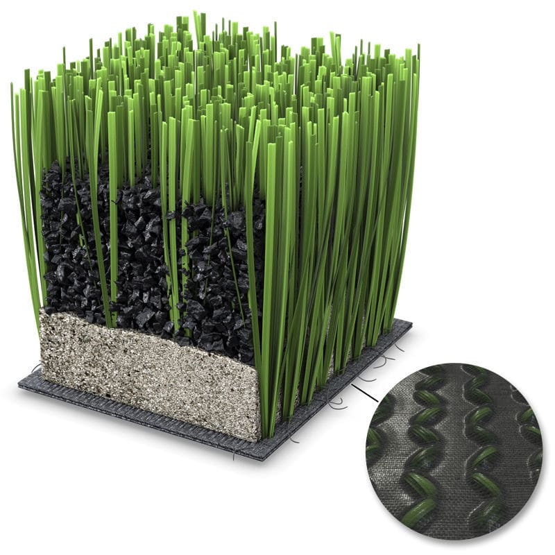 Prato artificiale - DUAL XN PLUS AS - MONDO - in rotoli / per campo ...