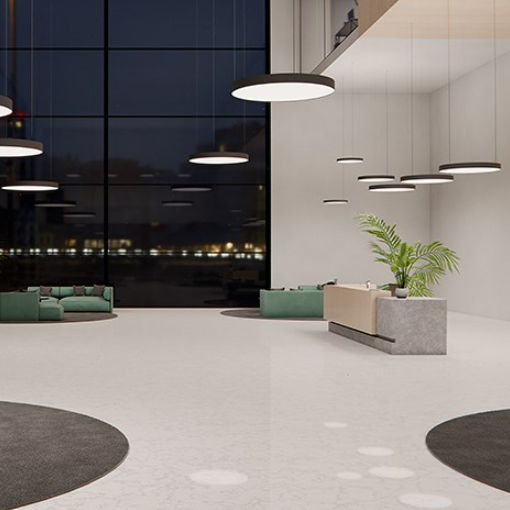 Luce a sospensione - LUNA-R G2 - GLAMOX - LED / rotonda / quadrata