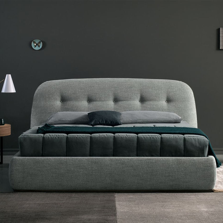 Letto king size - Sophie - Bodema - contemporaneo / imbottito / con ...