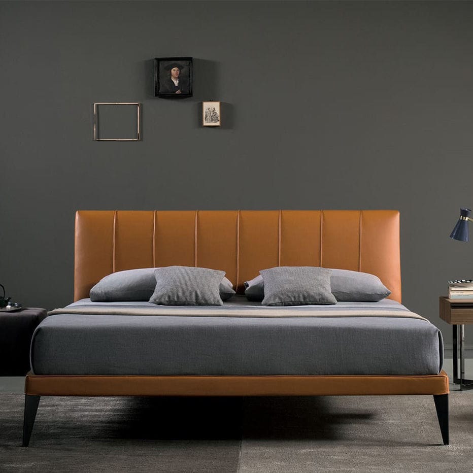 Letto king size - Megan - Bodema - contemporaneo / imbottito / con testiera