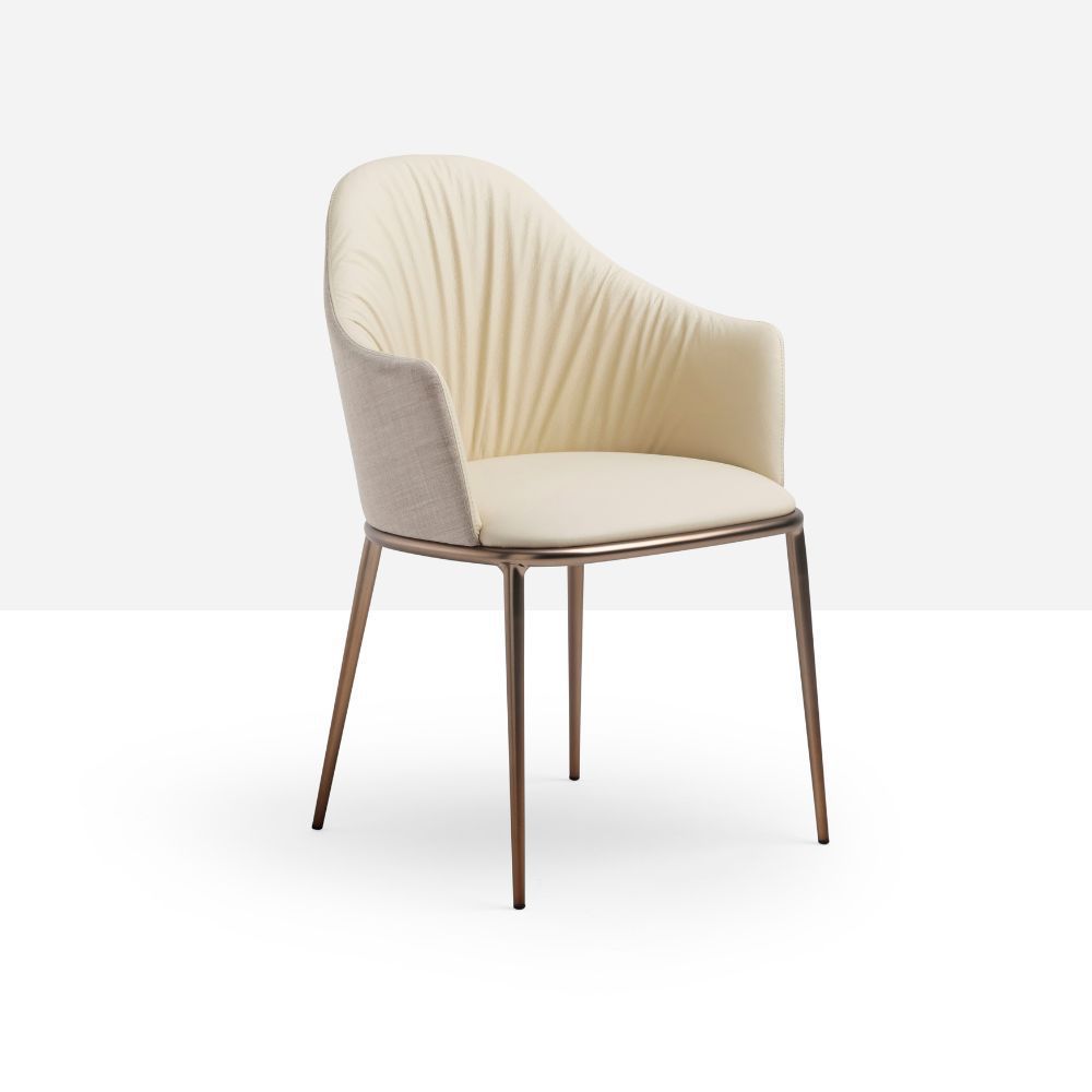 Sedia contemporanea - Lea Deluxe P M TS - MIDJ - da sala / in tessuto ...