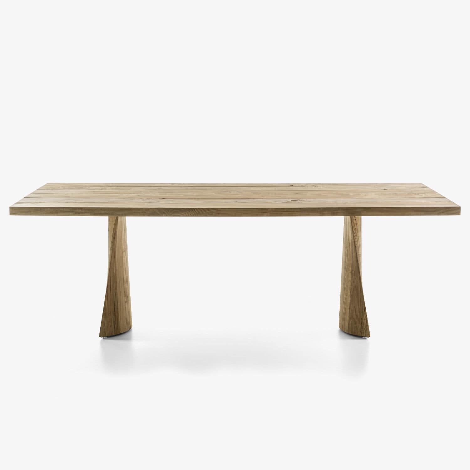 Tavolo contemporaneo - SOLID SWING - RIVA 1920 - in cedro / con supporto in legno massiccio ...