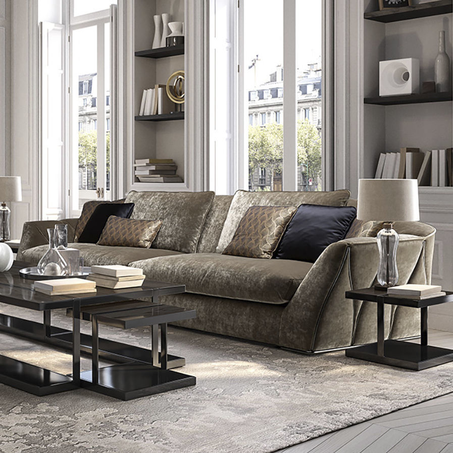 Divano contemporaneo - Arcadia - Siwa Soft Style Home - in tessuto ...