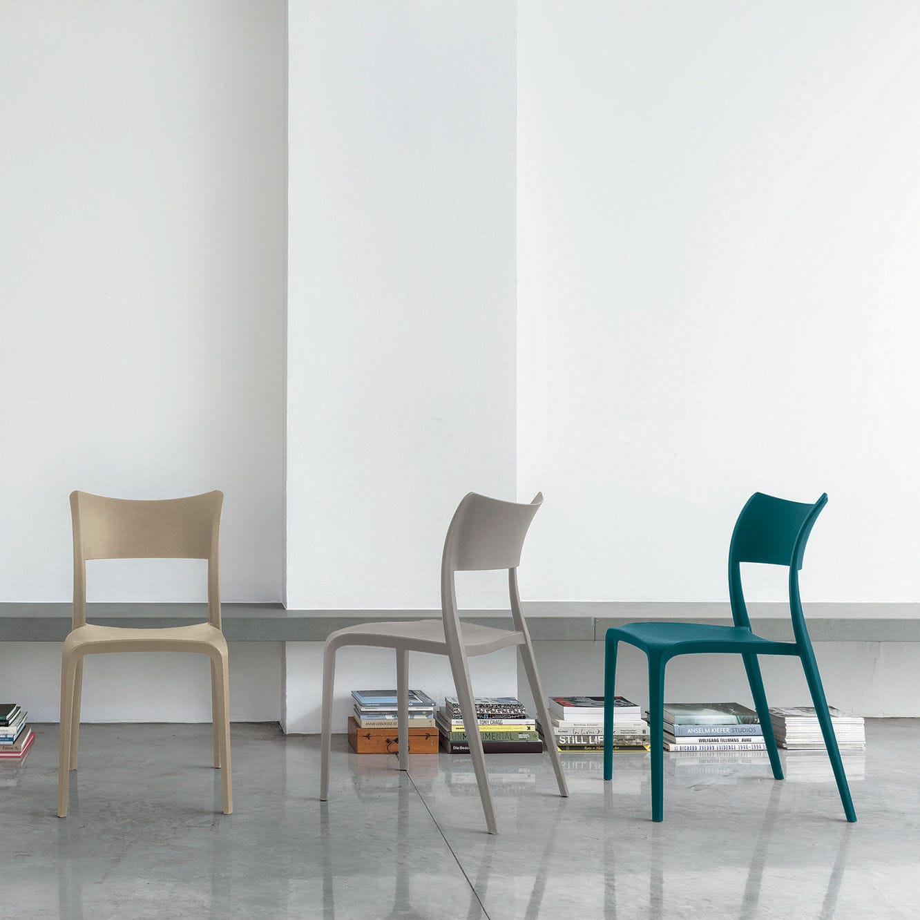 Sedia moderna - CORDOBA - Target Point - in polipropilene / con base in polipropilene / impilabile