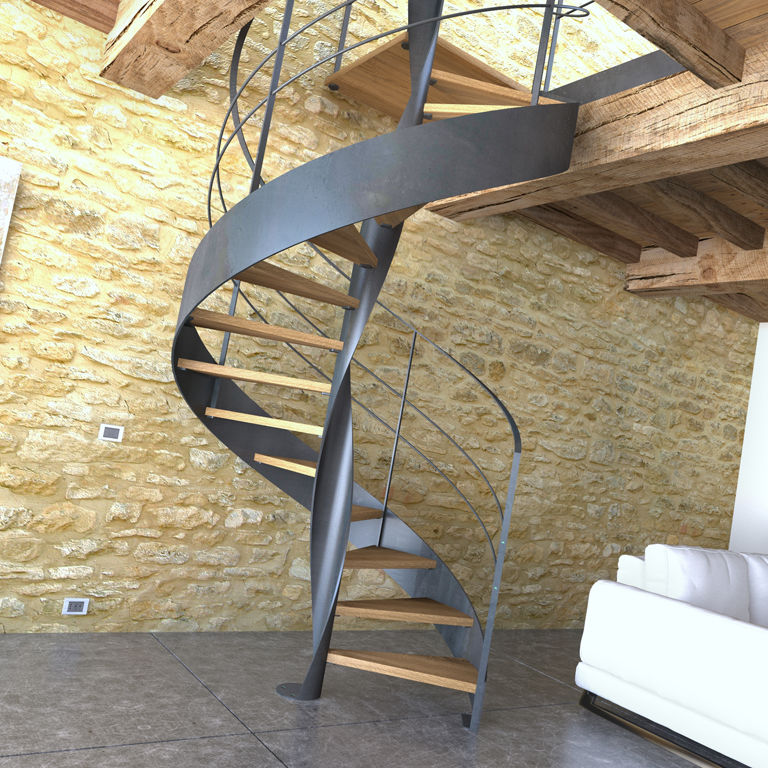 Scala elicoidale - ASTRALE SN - ITALIAN FASHION STAIRS - con gradini in ...