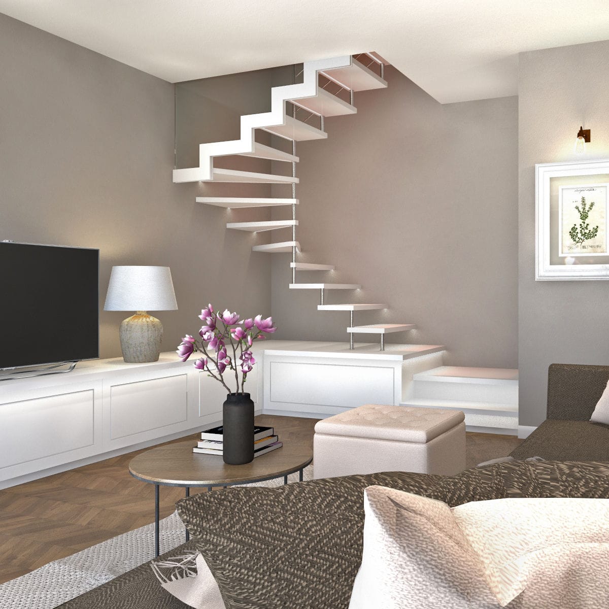 Scala a L - LOGICA MOBILE - ITALIAN FASHION STAIRS - a U / con gradini ...