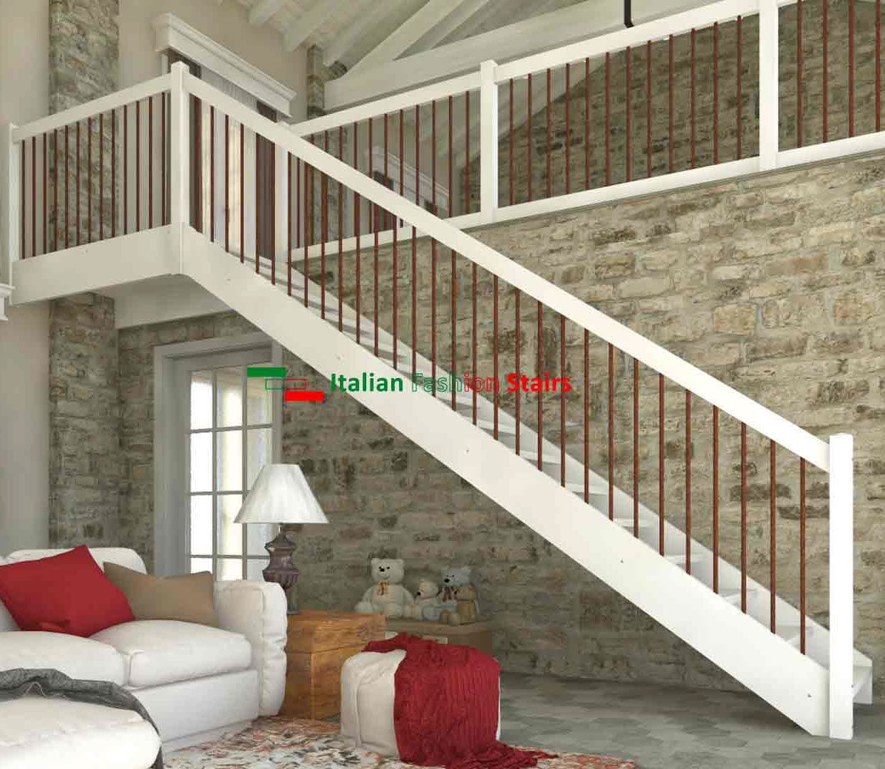 Scala dritta - IMPERIA F1 - ITALIAN FASHION STAIRS - a L / a U / con ...