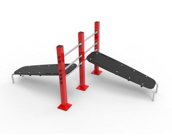 Panca addominali da giardino - WORK-FIT PRO SIT-UP - Benito