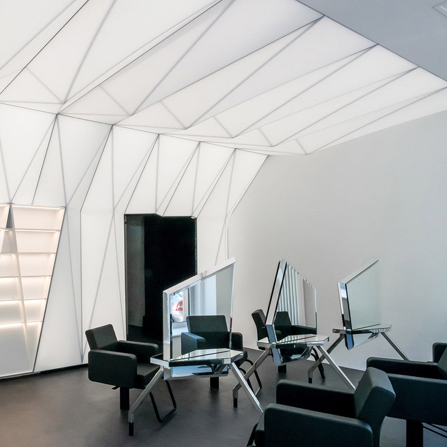 Controsoffitto acustico - Saros Est OÜ - in metallo / a quadrotte / in ...