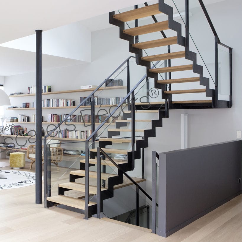 Scala a U - LUDWIG DT127 ESCA'DROIT® - ESCALIERS DECORS - con gradini ...