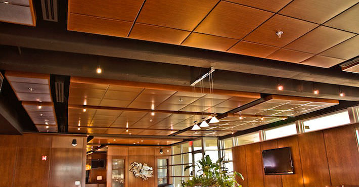 Controsoffitto in legno - PLANOSTILE™ - CHICAGO METALLIC CORPORATION ...