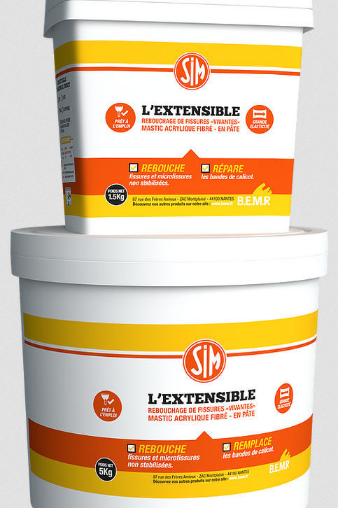 Intonaco sigillante - SIM L'EXTENSIBLE - B.E.M.R - di rasatura / da ...