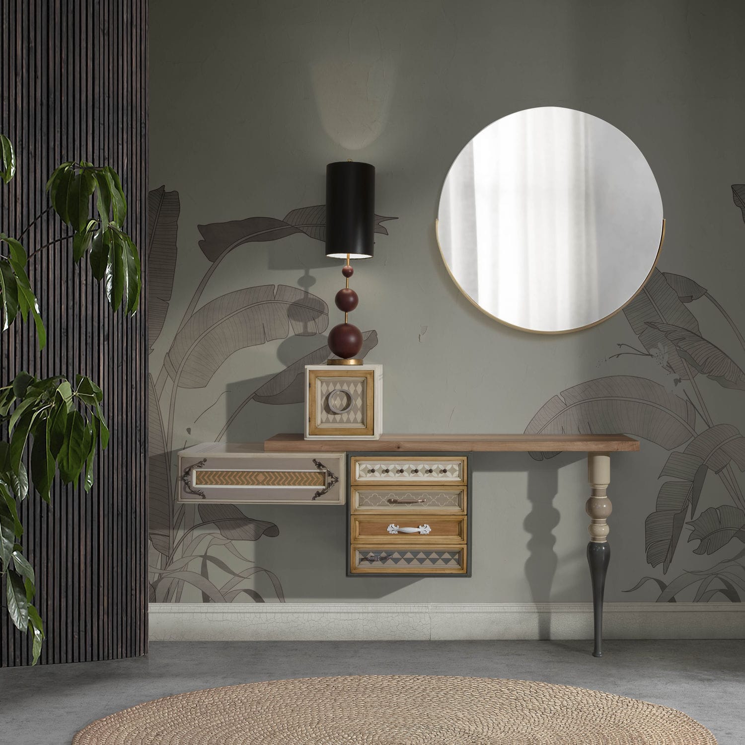 Consolle design originale - ONE - LOLA GLAMOUR - in legno / con ...