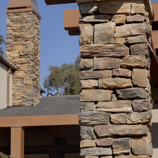 Paramento di pietre - SHADOW ROCK - Eldorado Stone - indoor / per esterni / da incollare