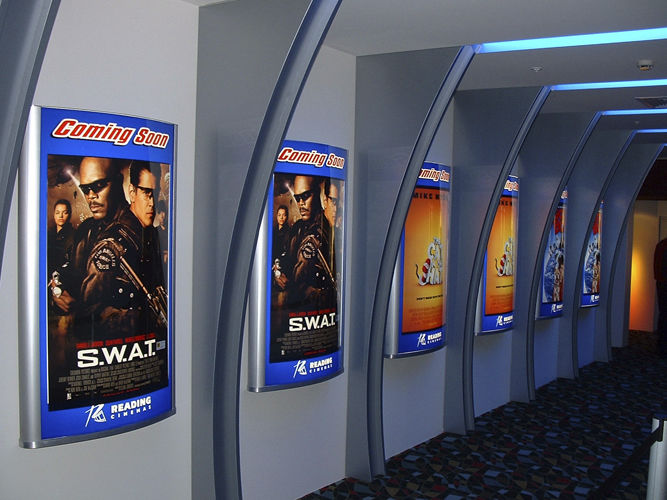 Cartello pubblicitario da parete - LIGHT - Vista System - da interno ...