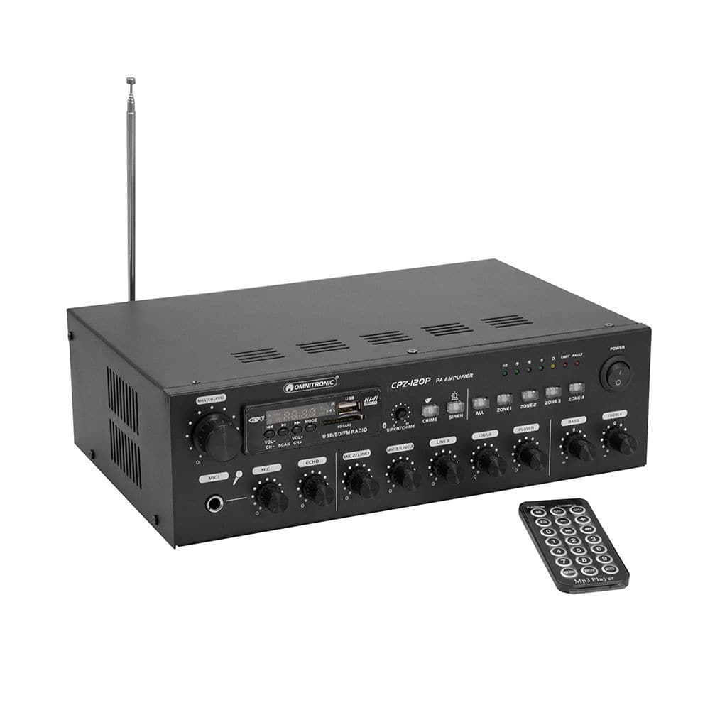 Amplificatore audio - OMNITRONIC PA CPZ-120P - Steinigke Showtechnic ...