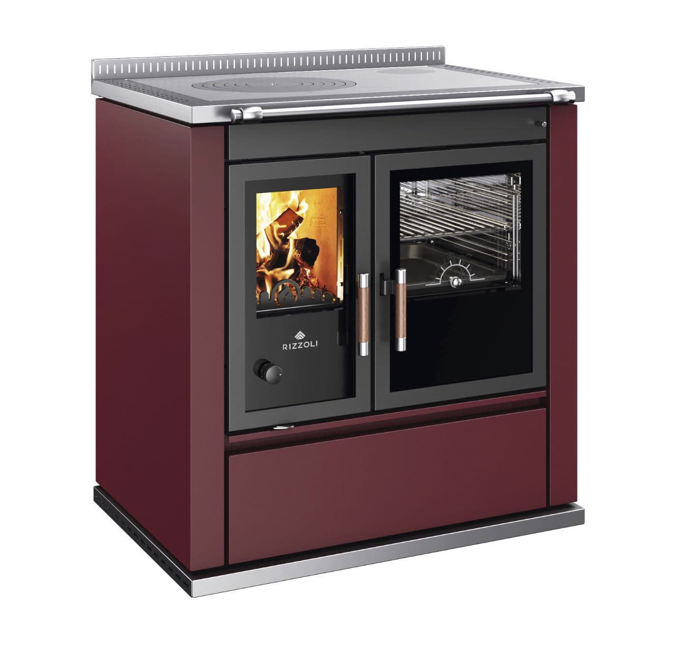 Blocco cottura a legna - S 80 - RIZZOLI - 1 forno / 1 fuocho ...