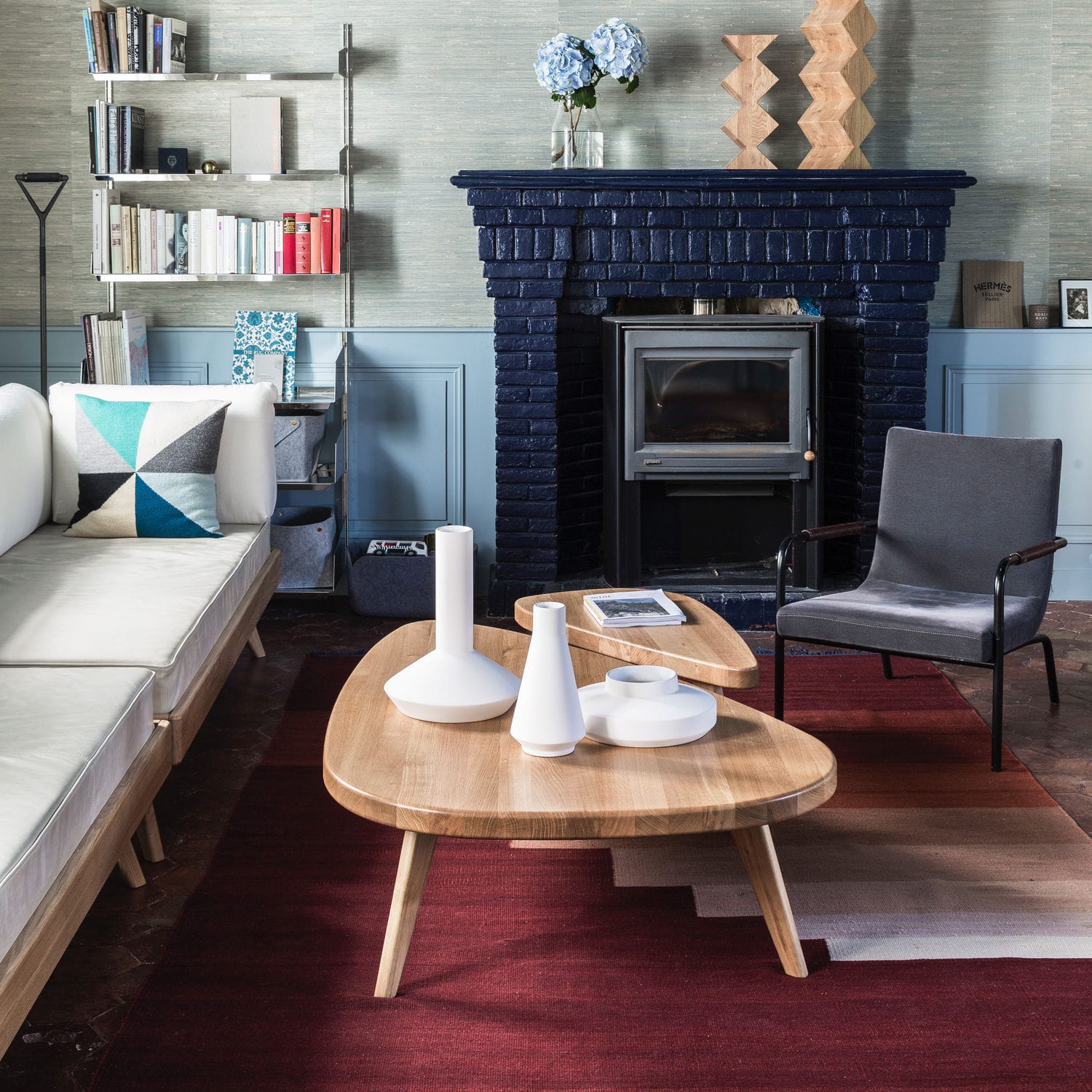 Tavolino basso design scandinavo - REMIX - Hans Hansen Furniture - in ...