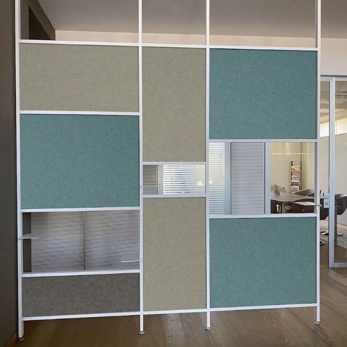 Parete modulare - TETRIX QUADRO TOSCA - STUDIO T - in PET ...