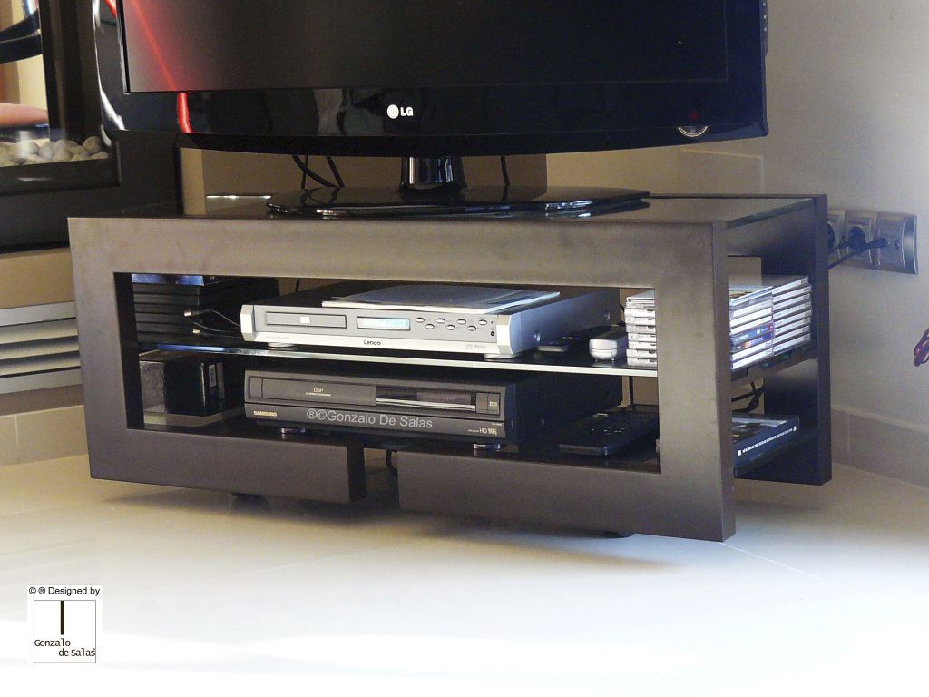 Mobile porta TV moderno - DENDRA - GONZALO DE SALAS - su misura / con ...