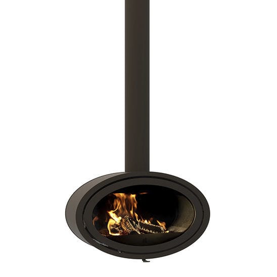 Stufa a legna - Dik Geurts - Oval Front, Wall - DRU - sospesa ...