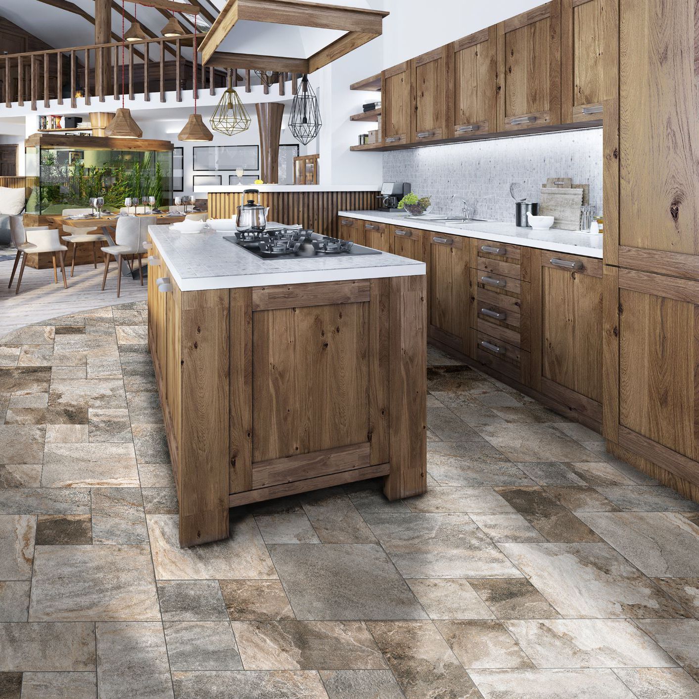 Piastrella da cucina - URAL - Codicer - da pavimento / in gres ...