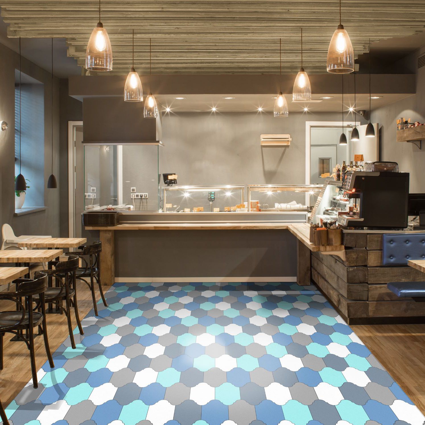 Piastrella da interno - PROVENZAL BASIC - Codicer - da pavimento / in gres porcellanato / a motivi