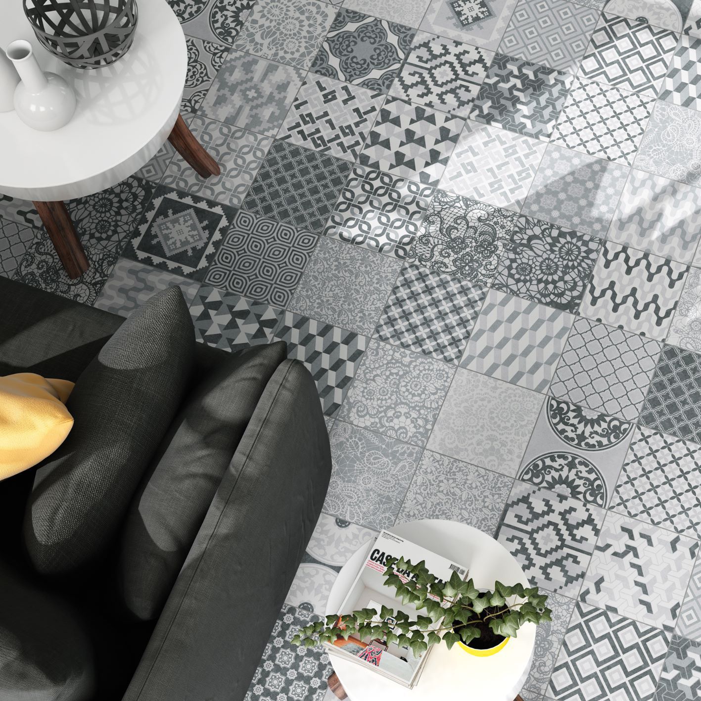 Piastrella in gres porcellanato - ATENAS - Codicer - da interno / da ...