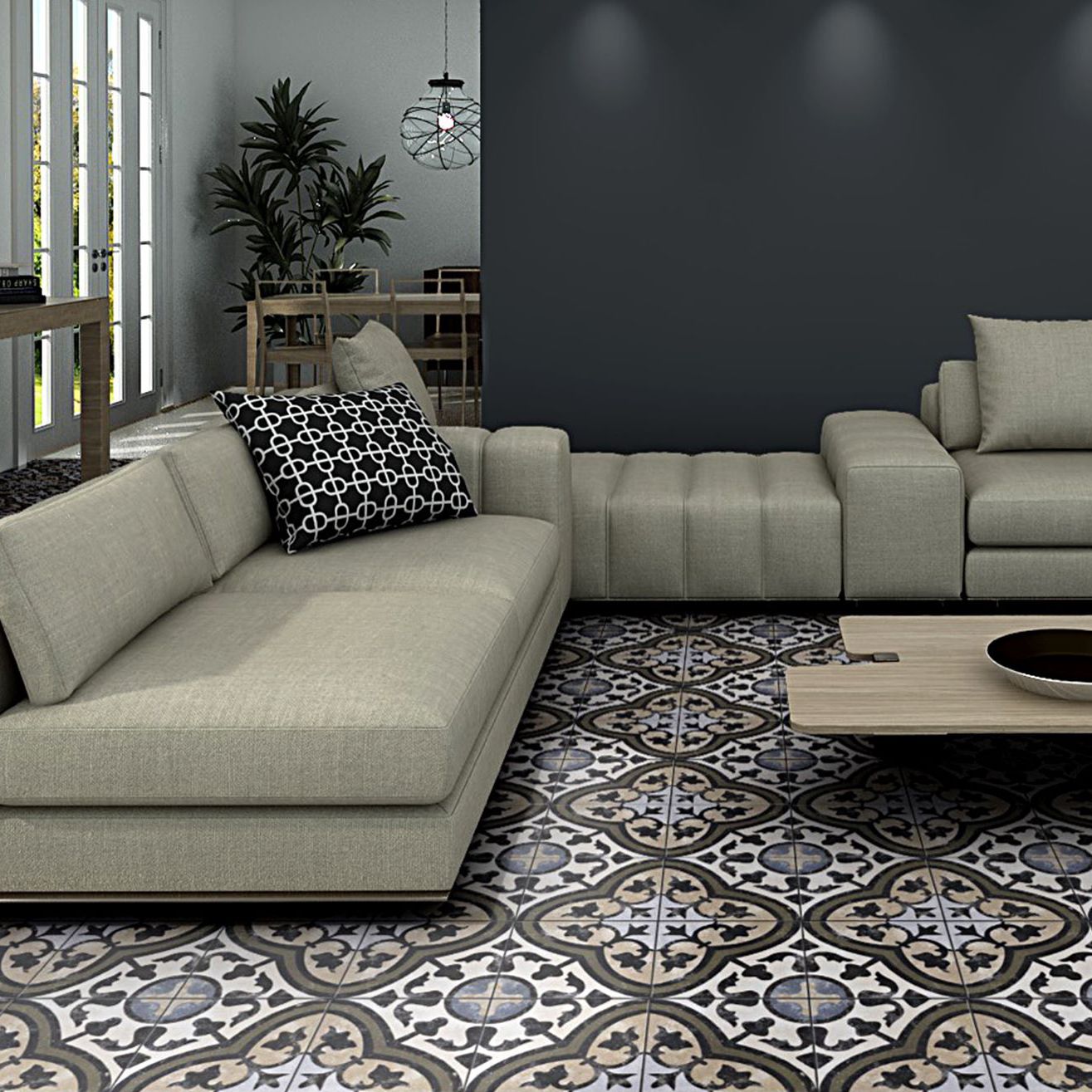 Piastrella da interno - EVOQUE - Codicer - da pavimento / in gres ...