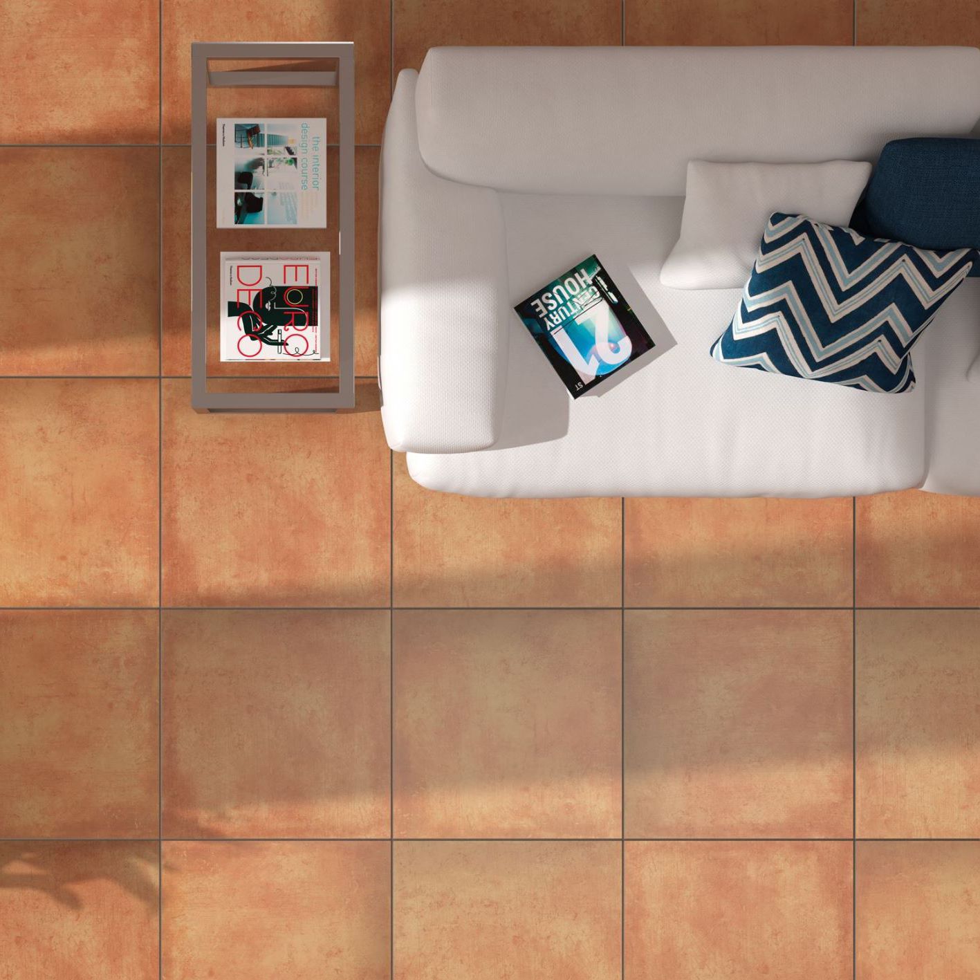 Piastrella da interno - COTTO - Codicer - da pavimento / in gres ...