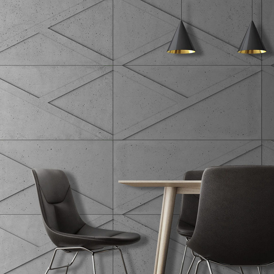 Pannello per interni - GEO 03 - Loft Design System - in calcestruzzo ...