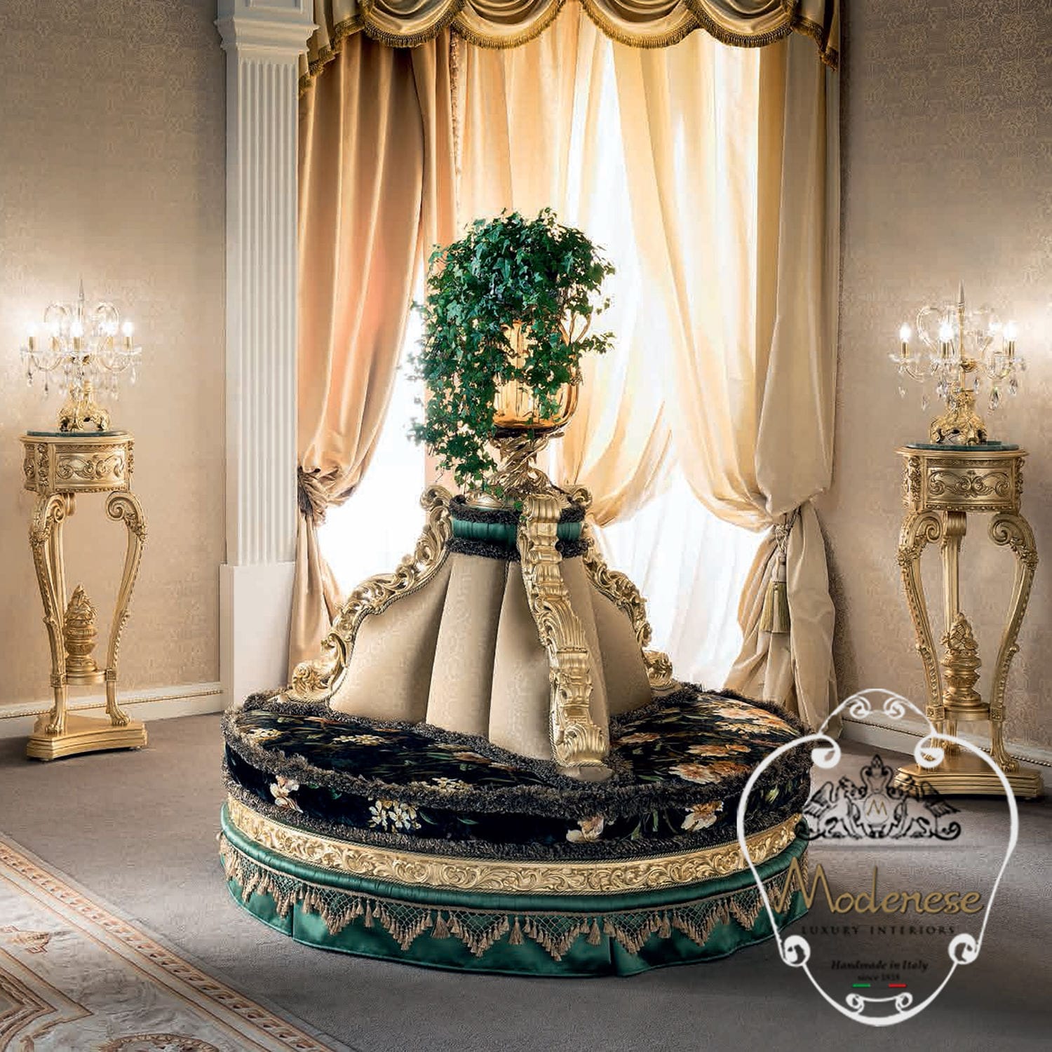 Divano rotondo - 14439 - Modenese Luxury Interiors - in stile / in ...