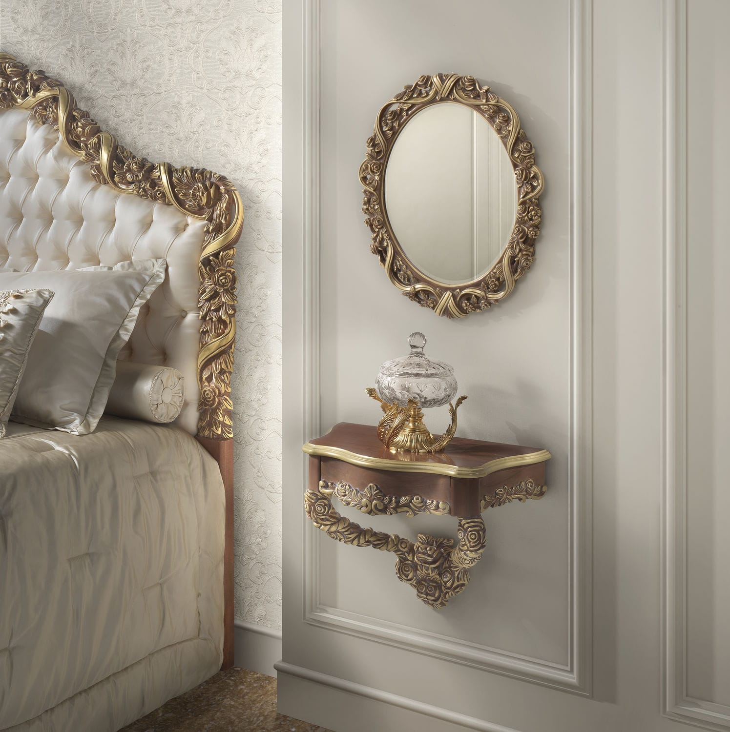 Comodino classico - 17215 - Modenese Luxury Interiors - in legno / con ...