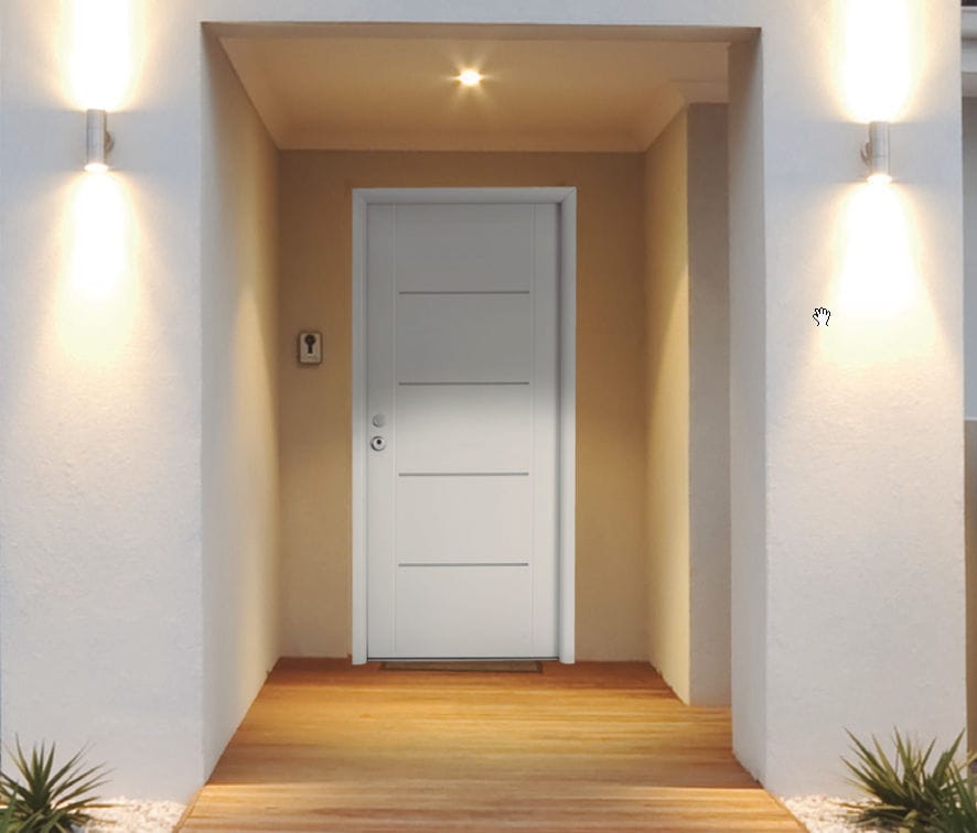 Porta d'ingresso - SCALA - Andreu Barberá, S.L. - in acciaio inox / in ...