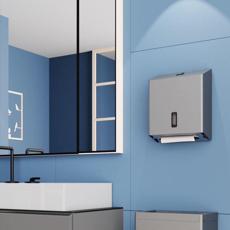 Distributore di salviette da parete - PTU 31 E ST - OPHARDT Hygiene-Technik GmbH + Co. KG - in ...