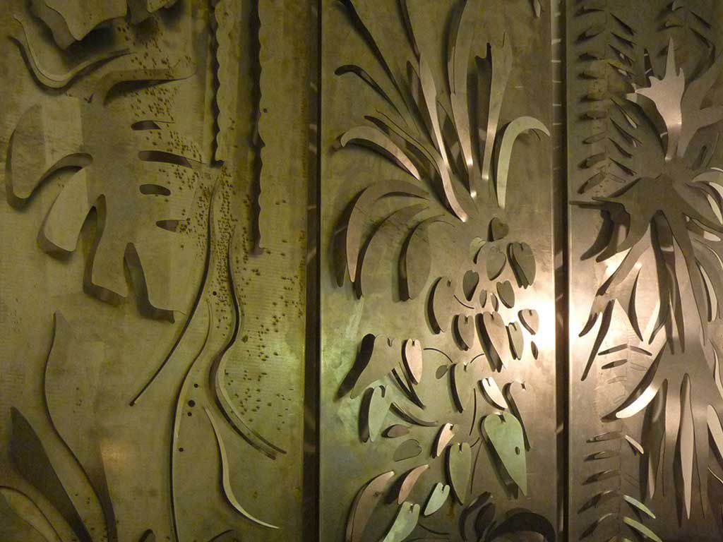 Paravento design originale - FOREST - Logical Space design - in acciaio ...