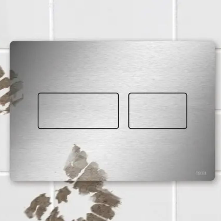 Placca di scarico doppia - TECEsolid - TECE Italia - per spazi pubblici