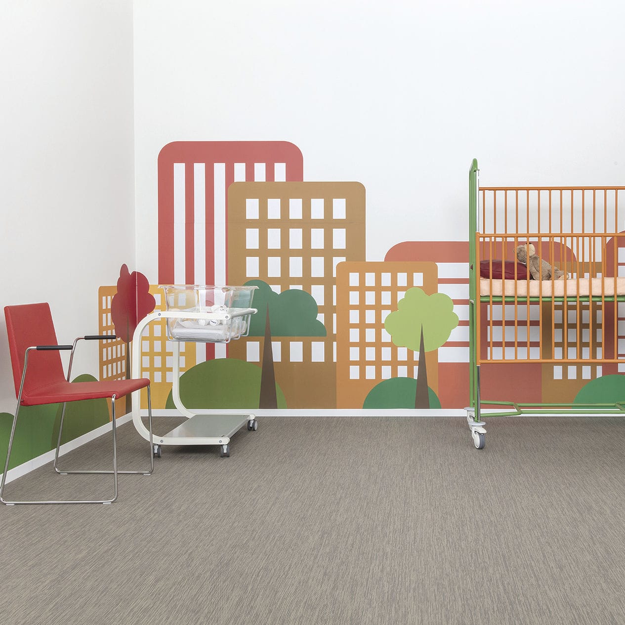 Pavimento sintetico - NEW BASIC : OPAL - 2TEC2 - in vinile / residenziale / per il settore terziario