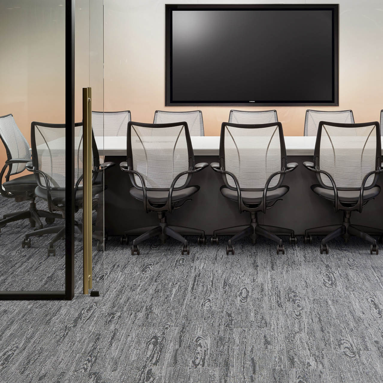 Pavimento in fibra di vetro - TEAK - 2TEC2 - in vinile / in PET / da interno