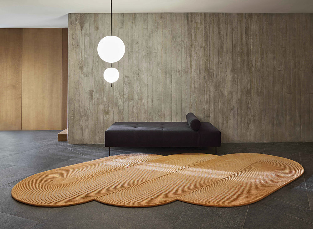 Tappeto contemporaneo - Giro - GAN RUGS - a righe / in lana / tufted a mano