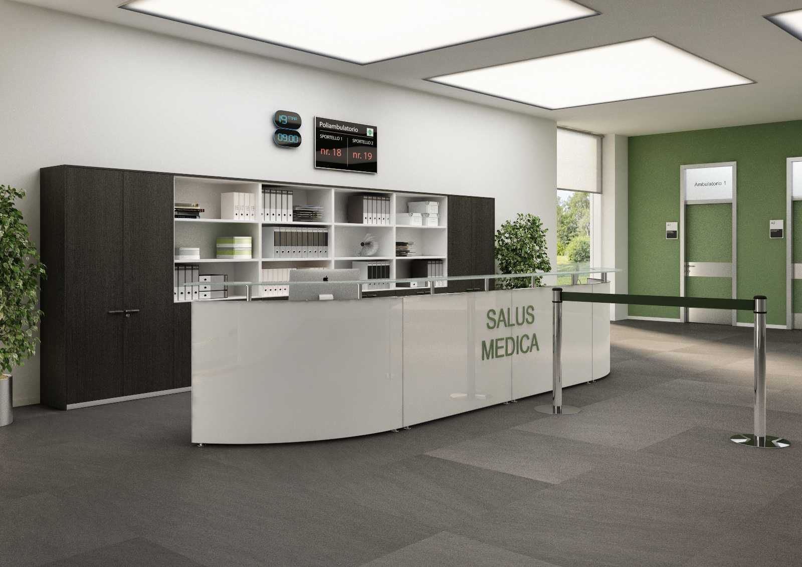 Banco reception modulare - RECEPTION - Bralco - a semicerchio / in ...