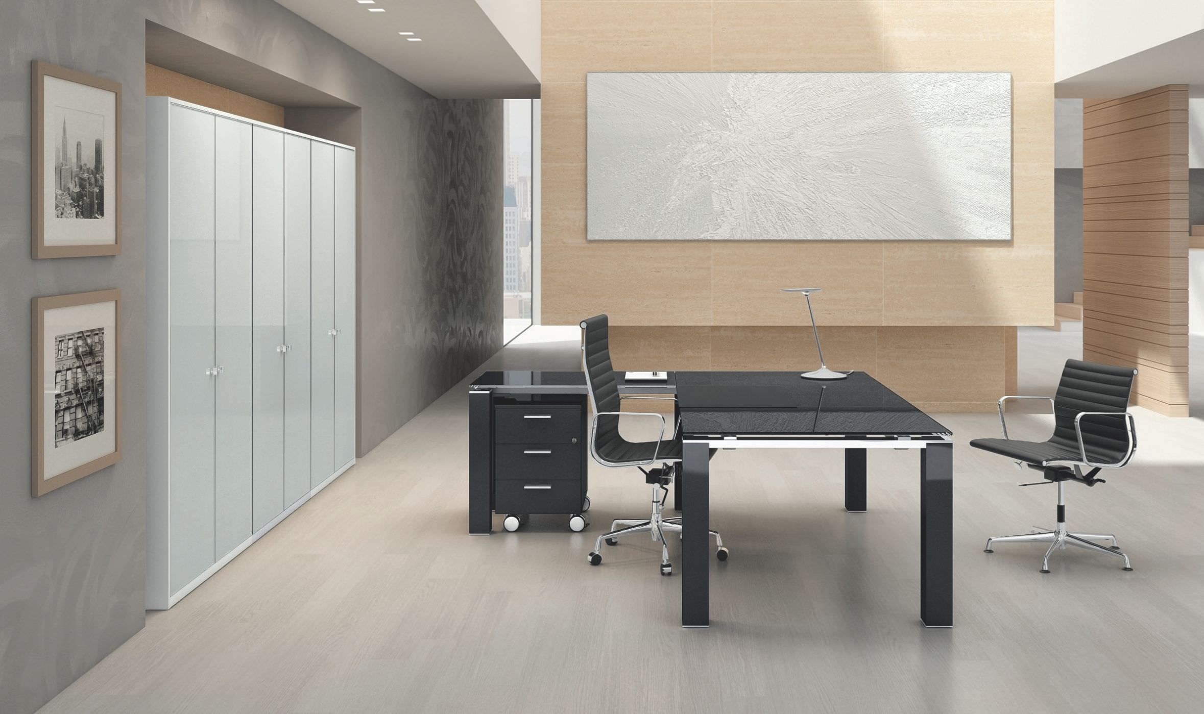 Scrivania direzionale - JET EVO - Bralco - in legno / moderna / contract