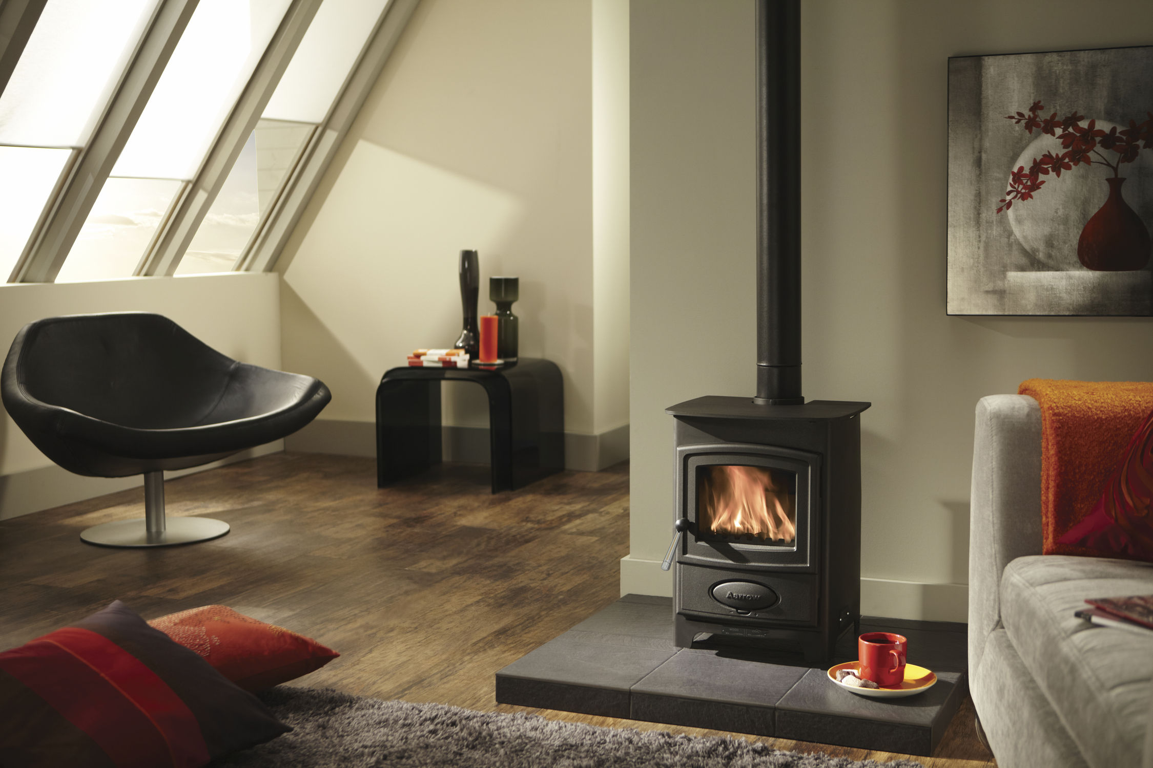 Stufa a legna - ECOBURN DEFRA - Arada - Aarrow - tradizionale / in ...