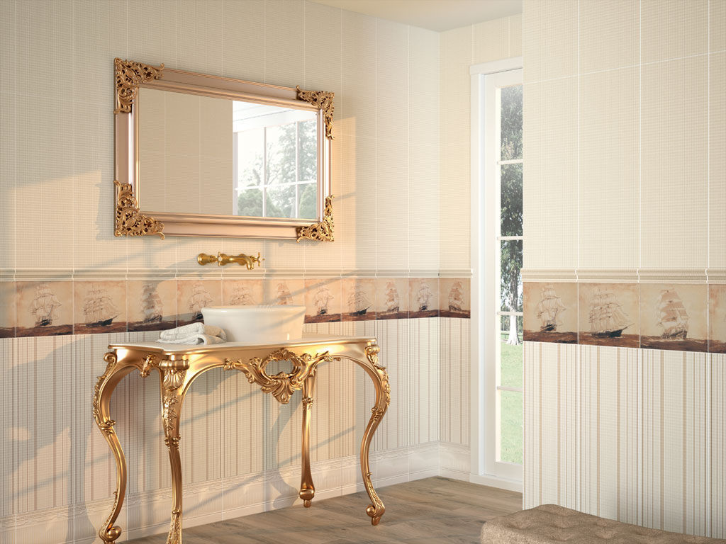 Piastrella in ceramica - LOIRE - APE - opaca / da bagno / da pavimento