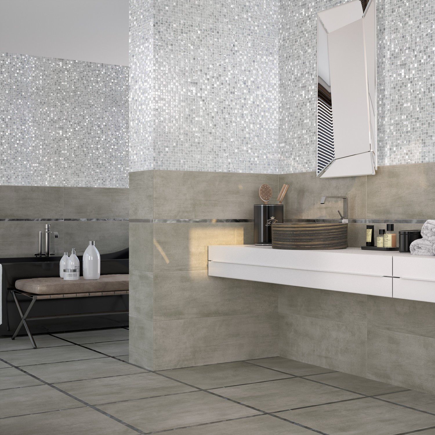 Listello in alluminio - ALUM SILVER - DUNE