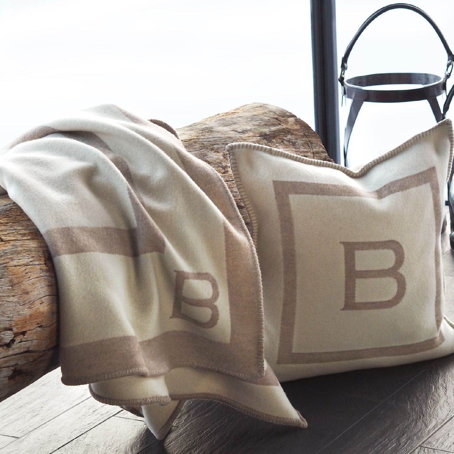 Plaid in lana - B-LOGO - BALMUIR