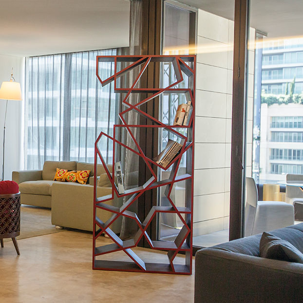 Scaffale design originale - STAR - NADA DEBS - in noce americano / nero ...
