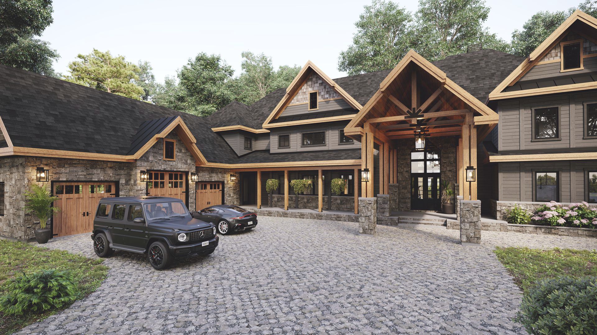 Casa in pseudomuratura - Willowcreek - TIMBER BLOCK - contemporanea / a ...